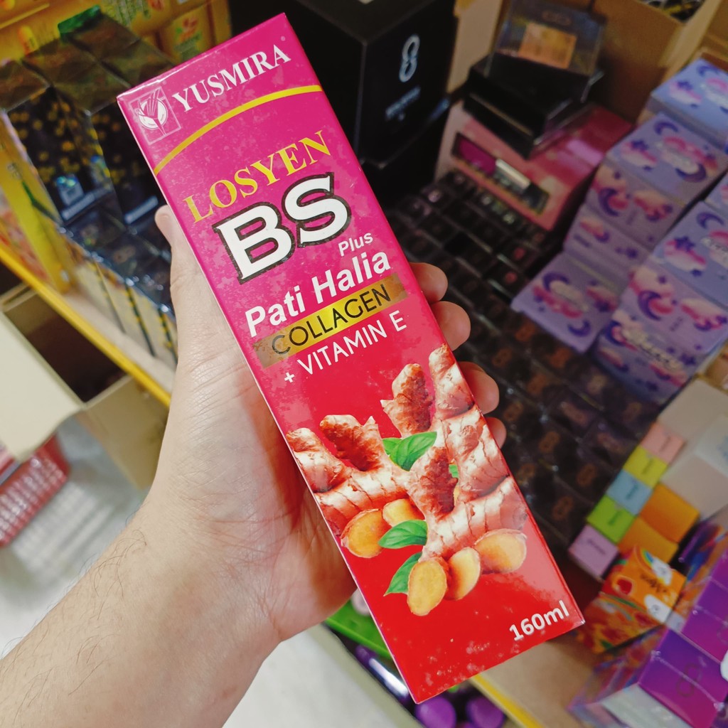 (CLEARANCE SALE) YUSMIRA LOSYEN BS COLLAGEN + VITAMIN E 160ML ( BESAR ...