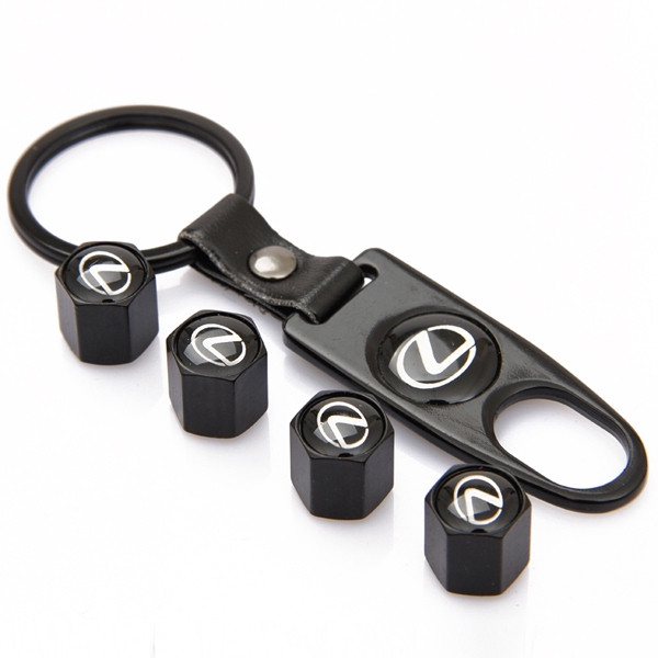 DZE4Pcs / Set Menggayakan penutup muncung tayar Lexus Roda Kereta Tayar ...