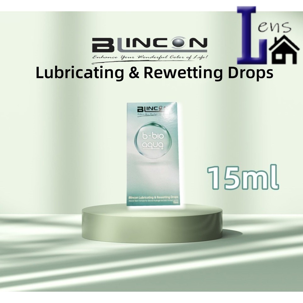 (15ml) Blincon B-bio Aqua Lubricating and Rewetting Drops For Contact ...