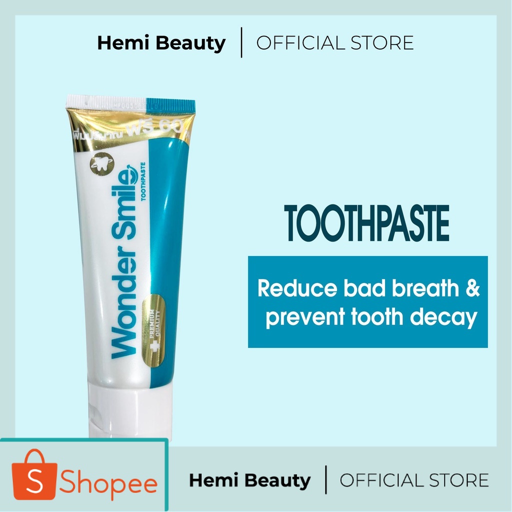 Wonder Smile [Toothpaste] Oral Detox Reduce Bad Breath 80g [Prevent ...