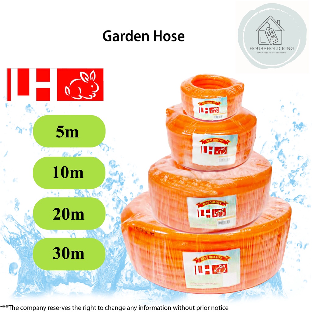 (PREMIUM QUALITY) PVC Orange Garden Hose Paip Hos Getah Oren Paip PVC Pipe Getah Paip | Shopee ...