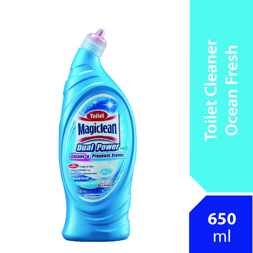 MAGICLEAN Toilet Dual Power Ocean Fresh 650ml | Shopee Malaysia