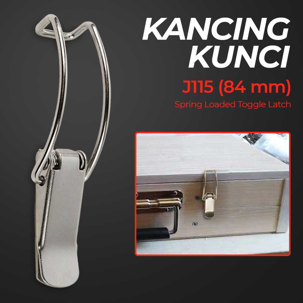 Halojaju Spring Weighted Toggle Latch Catch Hasp Key Buttons - KAK-J ...