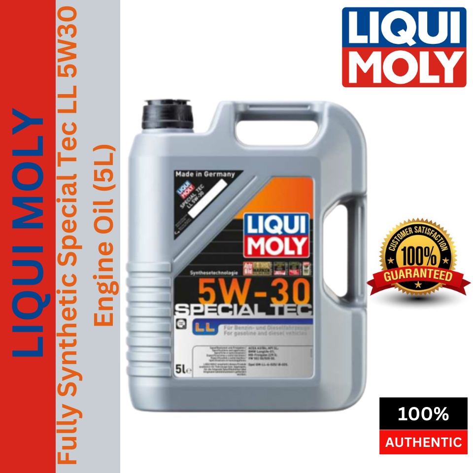 Liqui Moly Fully Synthetic Special Tec LL 5W30 Engine Oil (4L) | Shopee ...