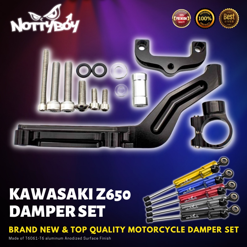 NottyBoy KAWASAKI Z650 DAMPER SET Motorcycle Steering Damper Set ...