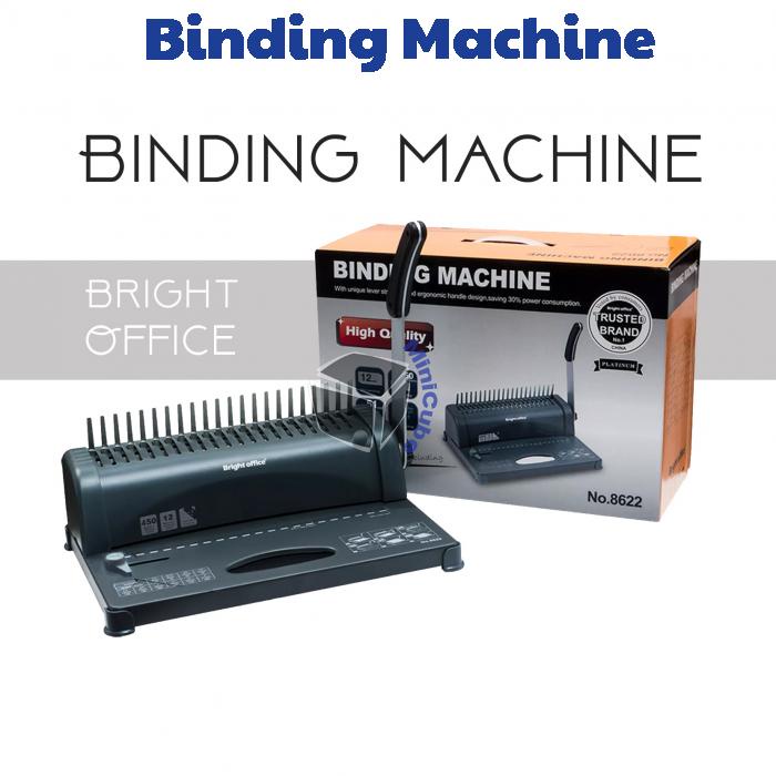 Heavy Duty Bright Office Paper Comb Punch Binding Machine | Shopee Malaysia