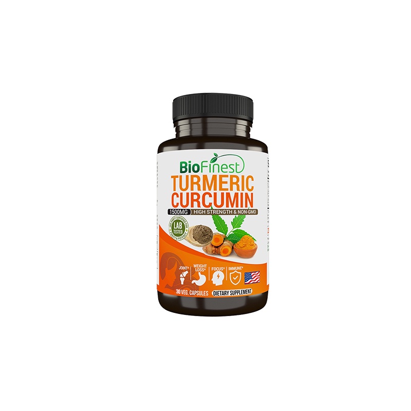Organic Turmeric Supplement 1500 Mg Improves Joint Comfort and Mobility ...