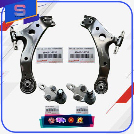 🚨TOYOTA🚨 LOWER ARM , BALL JOINT FOR ESTIMA ACR30 00-05,HARRIER ACU30 ...