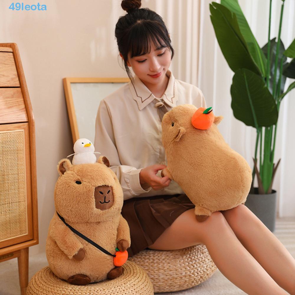 LEOTA Capybara Plush Doll, Capybara Cloth Doll Simulation Capybara ...