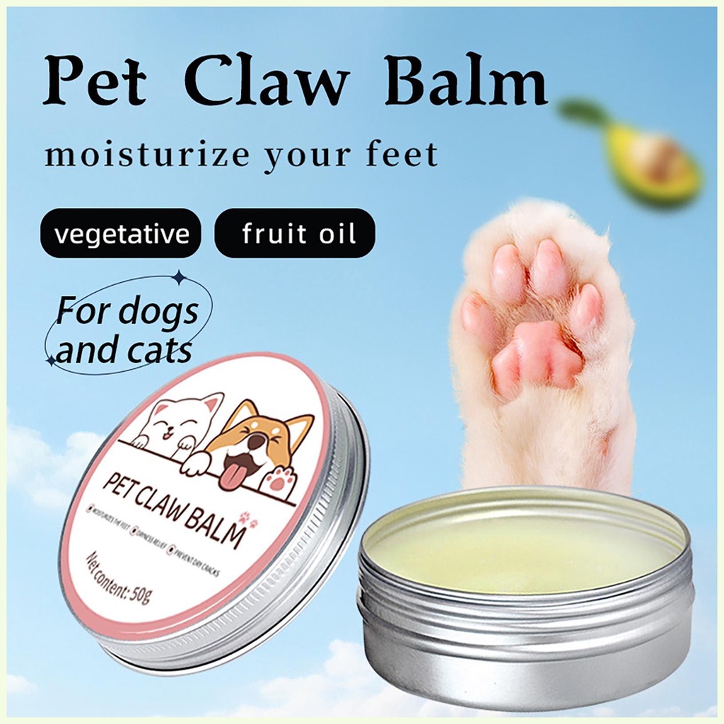 Paw Balm for Cats 50g Soothing Cat Paw Protector Cream Pet Feet ...