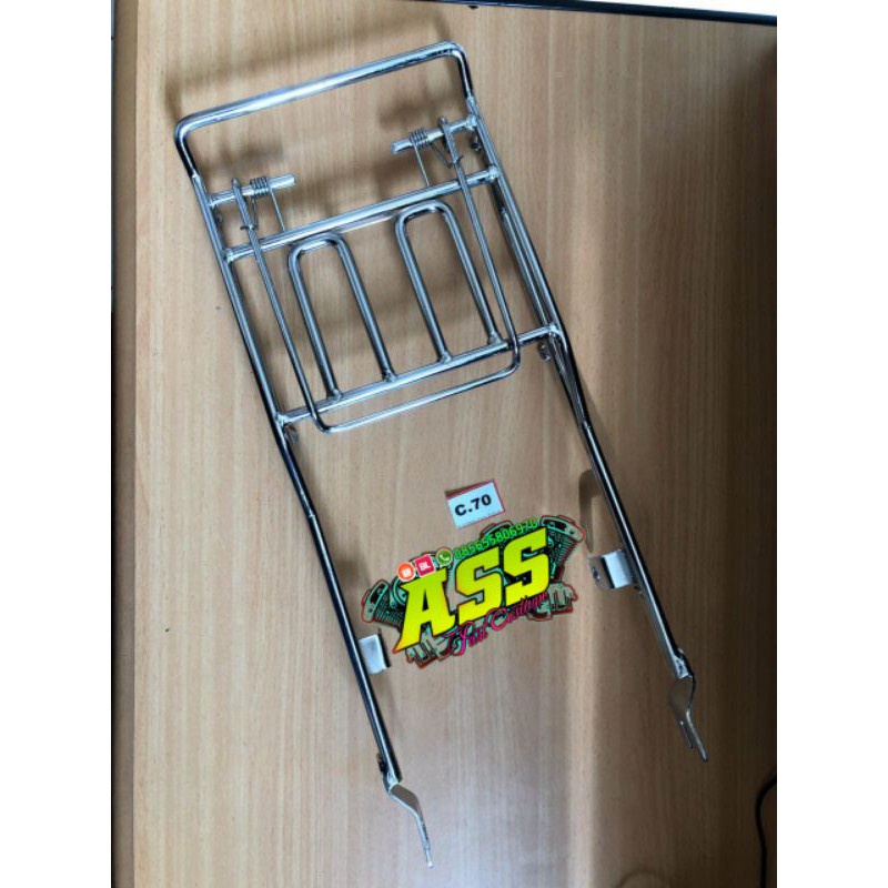 Rack C70 C50-honda C70 C50 monkey rear luggage bag, super thick iron ...