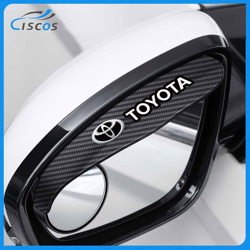 Ciscos 2PCS Car Rearview Blind Spot Mirror 360 Degree With Carbon Fiber ...