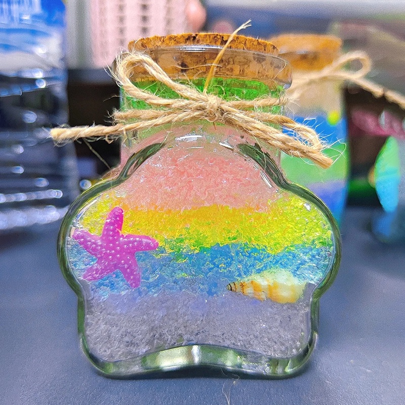 DIY Wishing Bottle Jar with Cork Wish Vial Container with Cork Stopper Christmas Kids Christmas ...