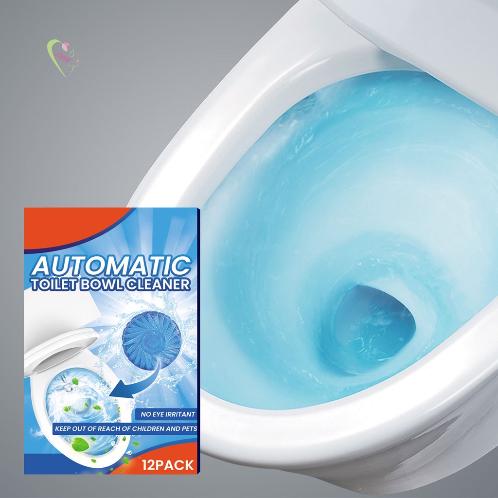 12 Pack Toilet Stain Cleaning Blocks High-efficiency Stain Removal ...