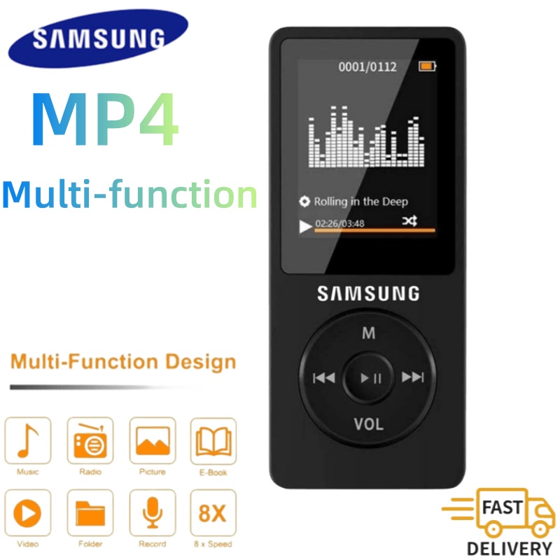 Samsung Walkman Portable LCD MP4 Player Multifunction Support Memory ...
