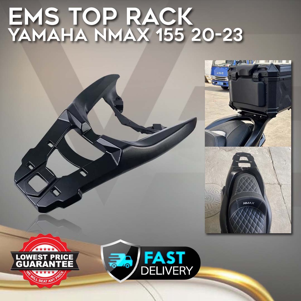 EMS TOP RACK FOR YAMAHA NMAX155 V2 HEAVY DUTY MONORACK OEM (2020 ...