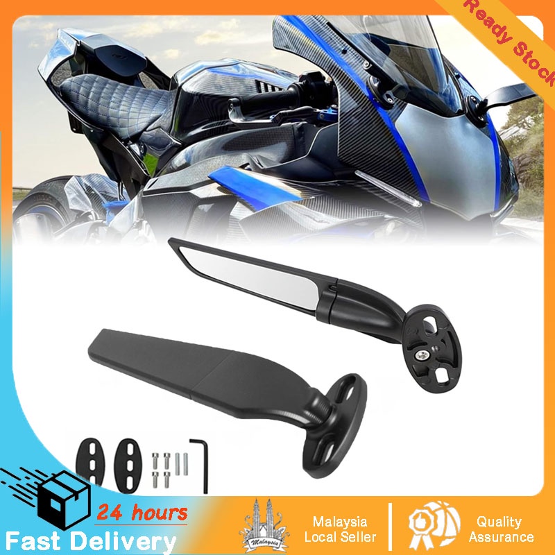 READY🚚Side Mirror Winglet Y15 Y16 Ex5 LC135 RS150 NVX R15 R25 Rsx Wave ...