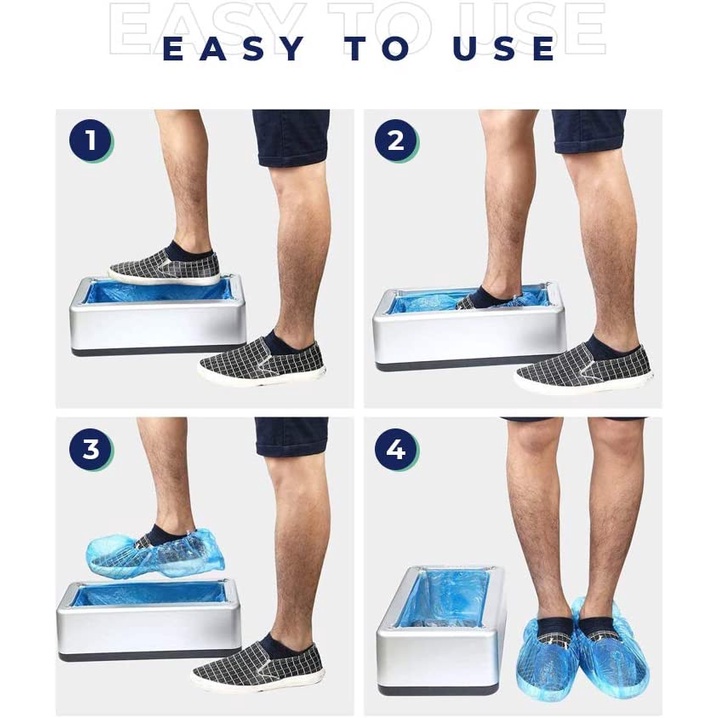 Automatic T Buckle Shaped Disposable Shoe Cover Dispenser Machine ...