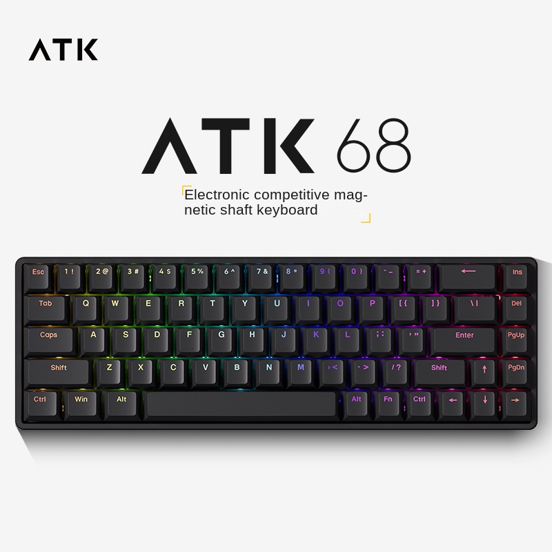 (In stock)ATK ATK68 Esports Magnetic Axis Keyboard Single Mode PBT ...