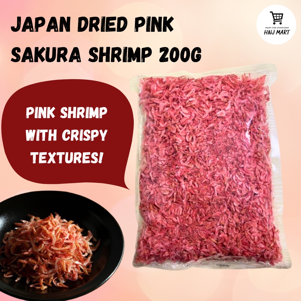JAPAN Dried Pink Sakura Shrimp 200G | Shopee Malaysia