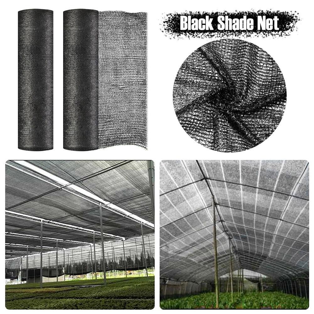 🌞COD🌞 30M Shade Sail Black Sun Shade Net UV Protection Garden Car Cover ...