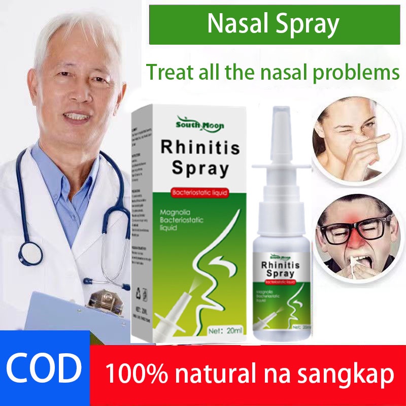 Sinusitis Spray Rhinitis Spray Cold Sneezing Itchy Nose Chronic ...