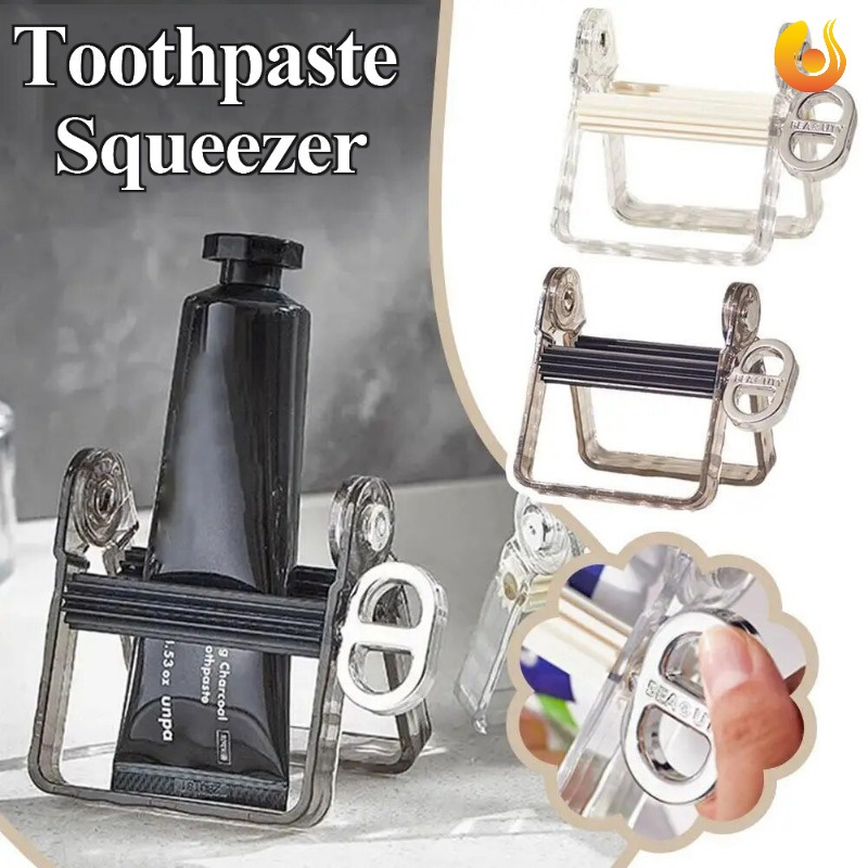 5 Types Bathroom Toothpaste Squeezer Dispenser / Manual Rotation Skincare Products Toothpaste ...