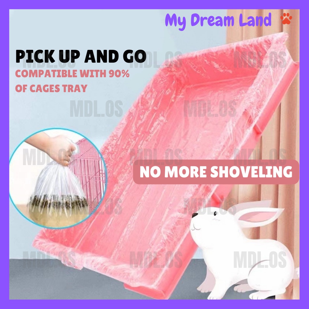 LOCAL DELIVERY-[BUY 10 FREE 10] RABBIT GUINEA PIG PET TRAY ELASTIC ...