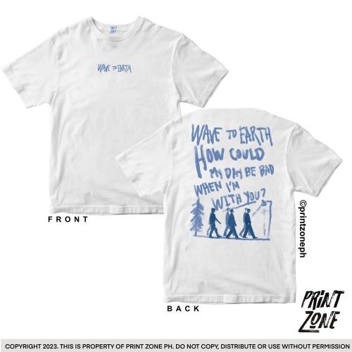WAVE TO EARTH SHIRT - BAD Lyrics Inspired Unisex Shirt High-Quality ...