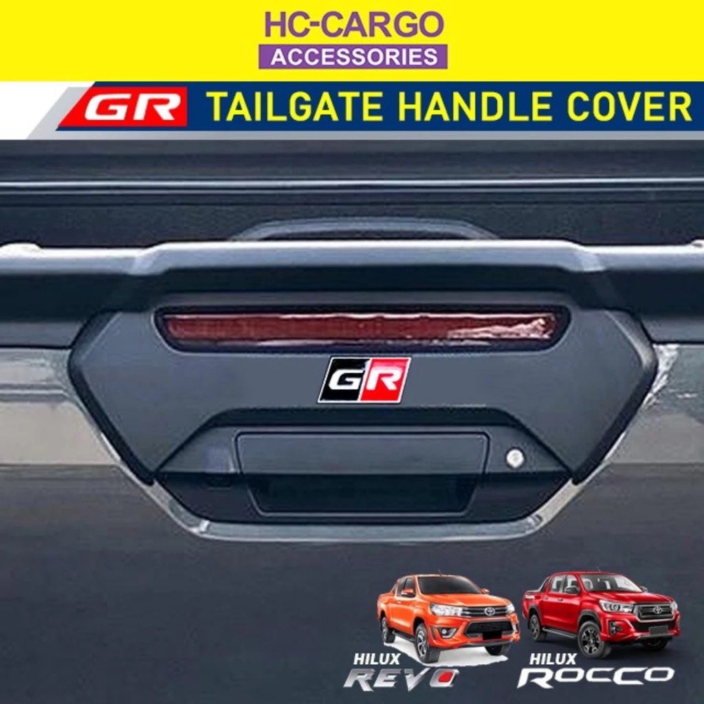 Toyota Hilux Revo Rocco Rogue 2015 - 2023 Tailgate Handle Cover Revo GR ...