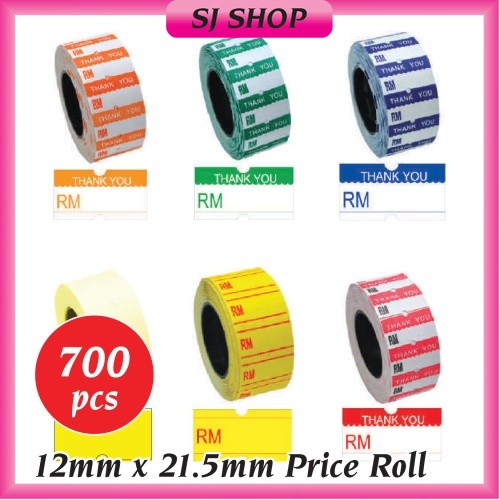 Price Roll 12mm x 21.5mm | Price Tag | Kola Price Labeller | Price ...