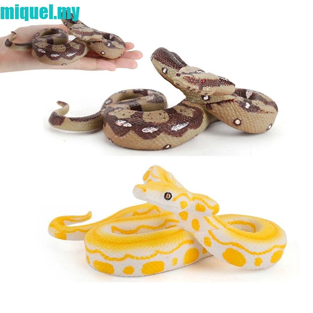 MIQUEL Snake Toy Big Size Halloween Toys Prank Toy Wild Python Models ...