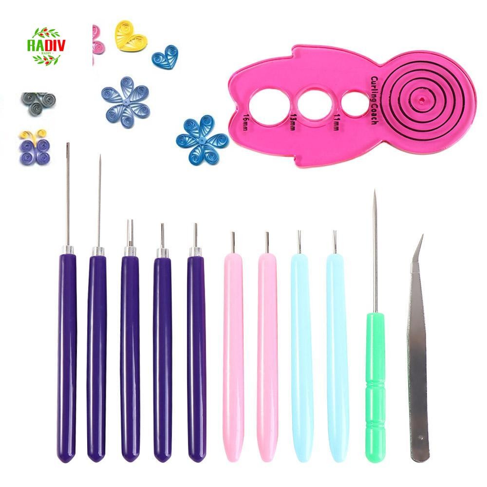 RADIV 12PCS Paper Quilling Tools, Paper Curling Paper Craft Quilling ...