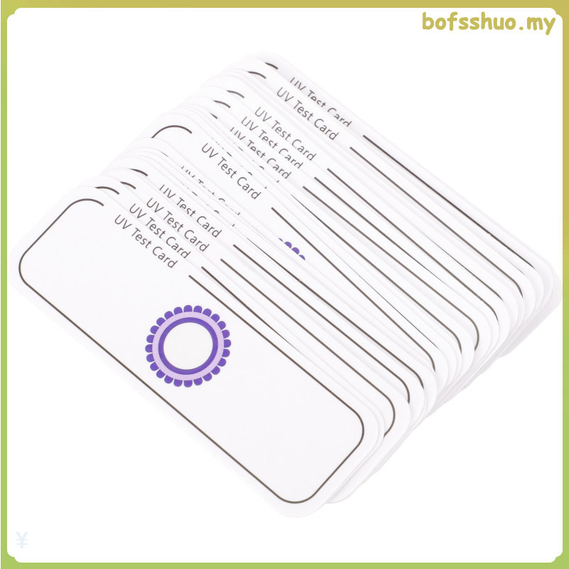 UV Test Card Strip Identification Light Effect Tester Cards Identifiers ...