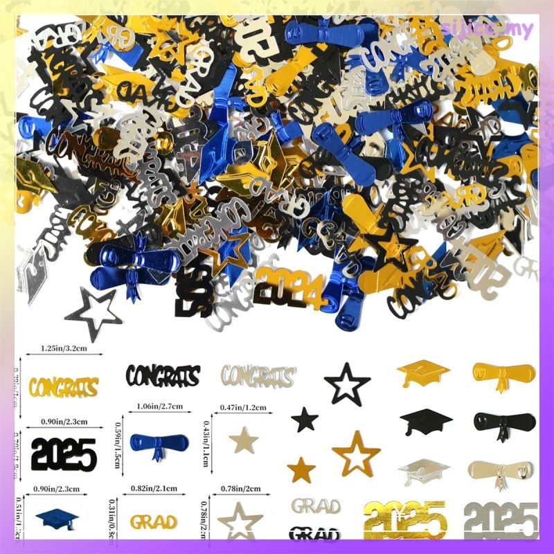 3 Packs Graduation Confetti Children's Decoration Class of 2025 ...