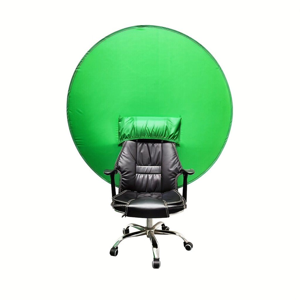 Portable Green Screen Chair Mount - Collapsible Backdrop for Vlogging ...