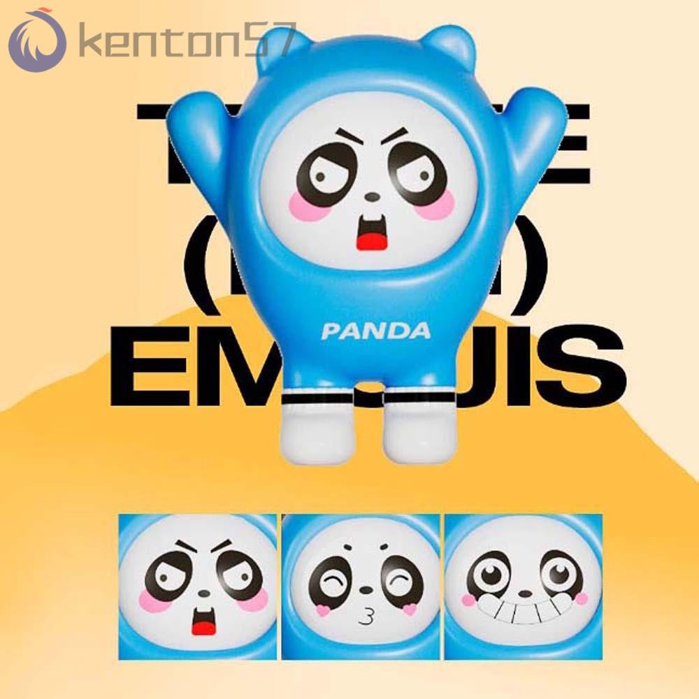 KENTON Cartoon Face Changing Doll, Ugly Doll DIY Crafts Panda Face ...