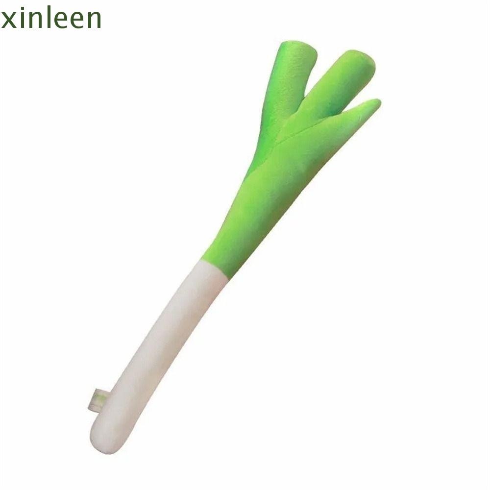 XINLEEN Plush Green Onion, Hatsune Miku Plush Plant Stuffed Scallion ...