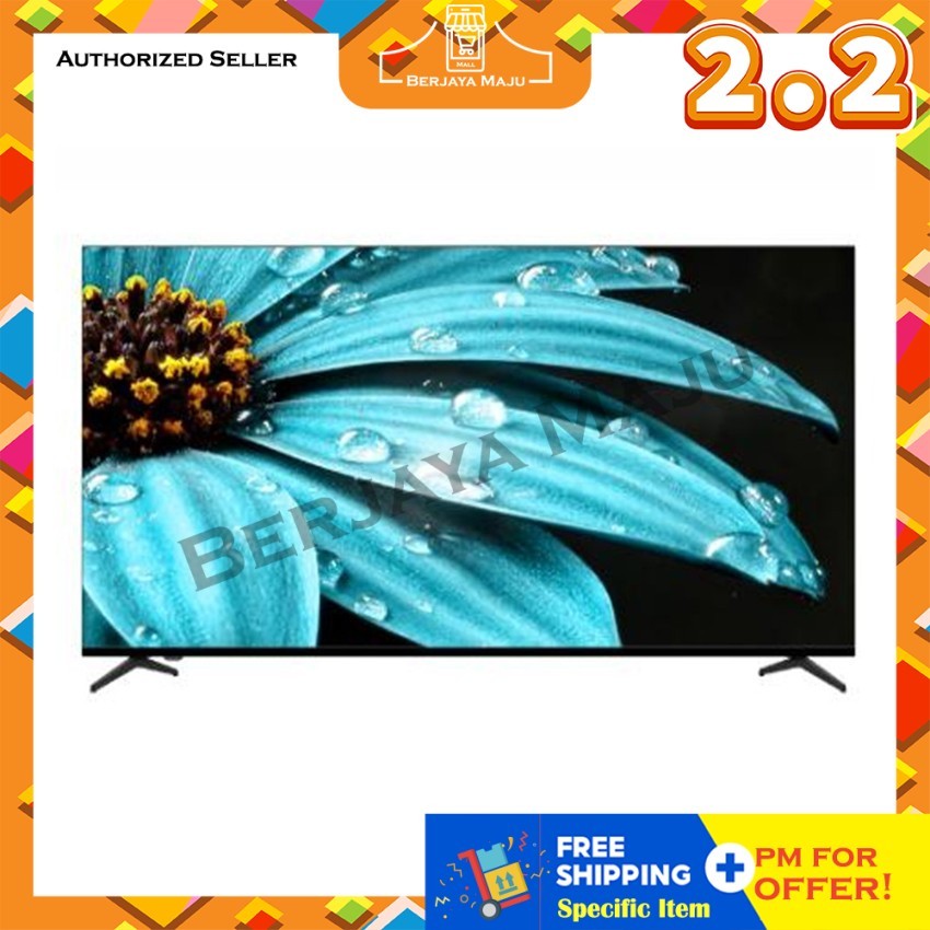 Sharp 65" 4K UHD HDR Smart Google LED TV 4TC65FJ1X | Shopee Malaysia