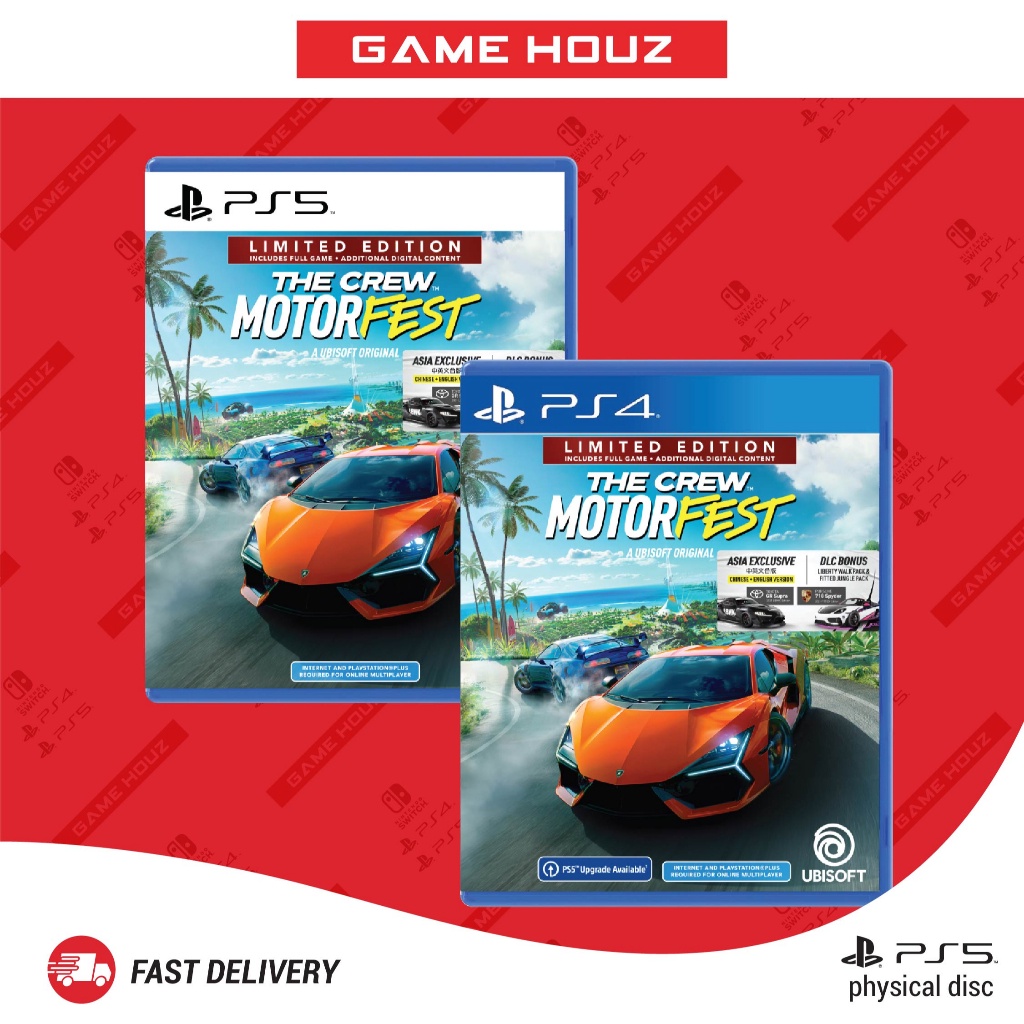 (PS4/PS5) The Crew Motorfest Limited Edition - NEW/USED | Shopee Malaysia