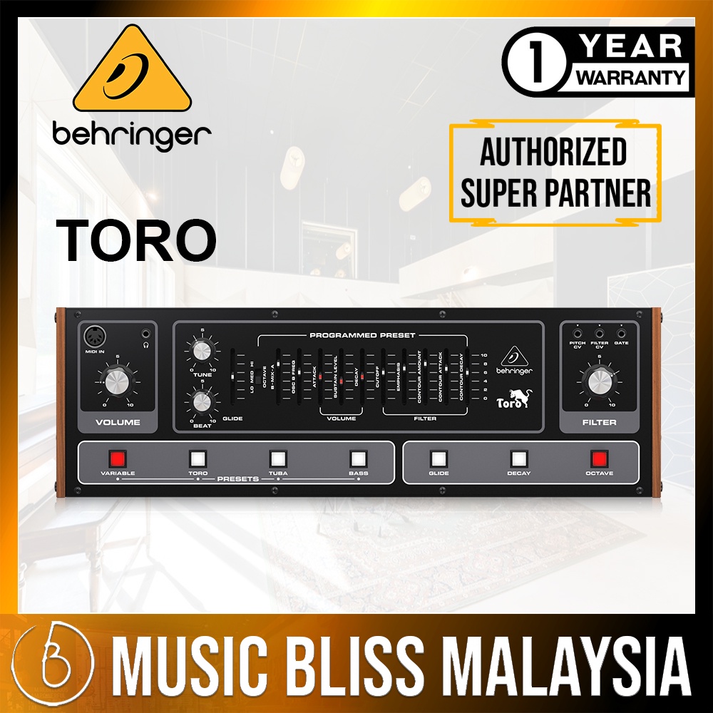 Behringer TORO Analog Bass Synthesizer | Shopee Malaysia