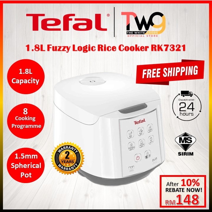 [EXPRESS SHIPPING] Tefal 1.8L Easy Rice Fuzzy Logic Rice Cooker RK7321 ...