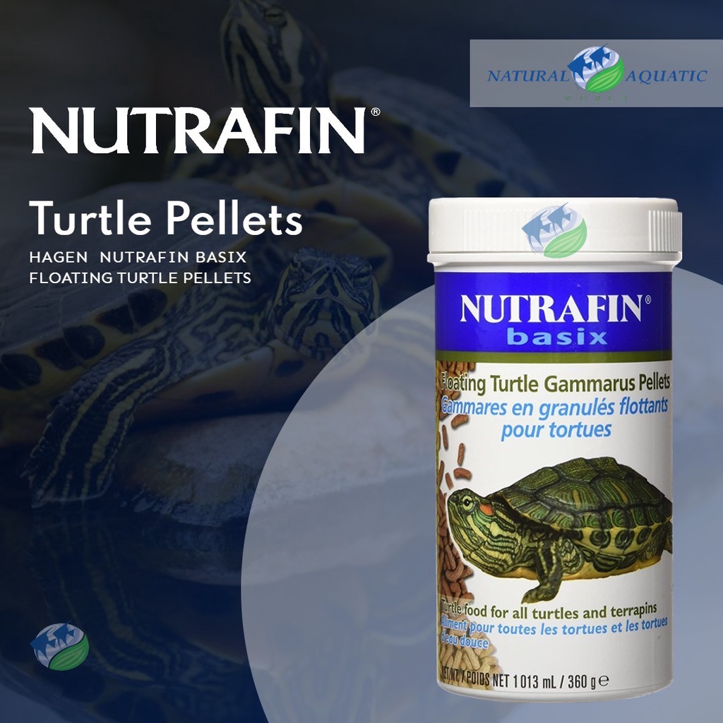 Nutrafin Basix Turtle Pellets (45g /85g /210g /360g) Turtle Food ...