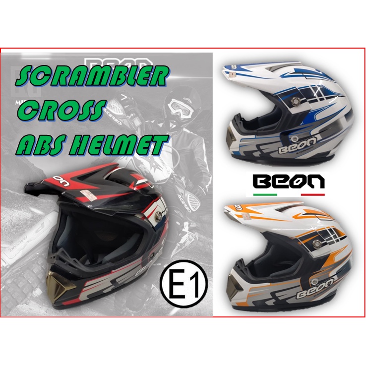 PROMOTION !!! BEON Motocross Helmet with Off Road Motorcycle E-MARK ...