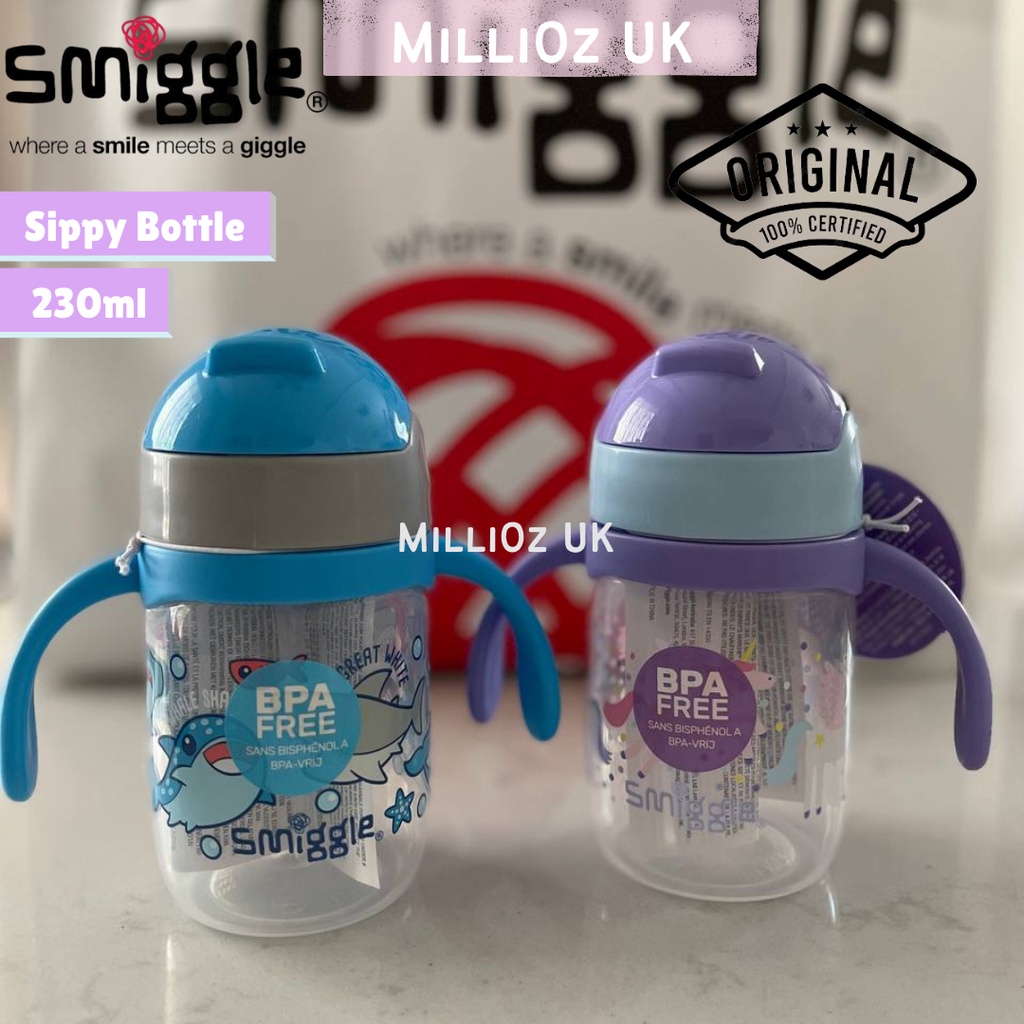Smiggle Junior Up & Down Teeny Tiny Plastic Sippy Cup 230ml Bottle ...