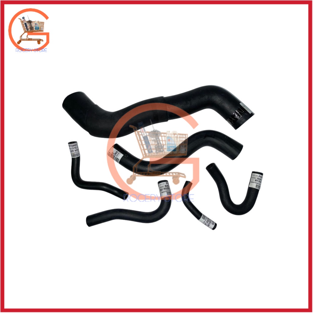 PROTON EXORA CPS (AUTO)(MANUAL) RADIATOR HOSE SET OEM (6PCS) | Shopee ...