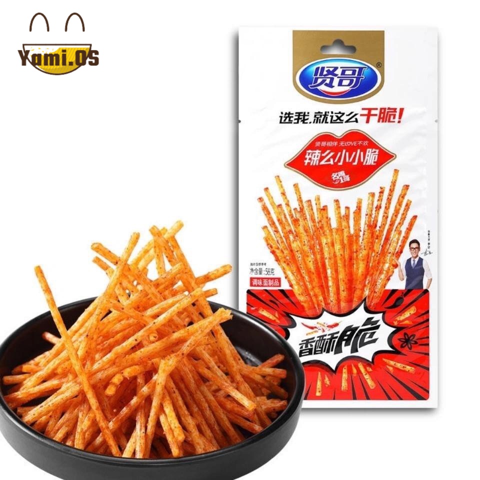 【现货】亚美零食 贤哥 辣么小小脆 辣条 网红抖音爆款小零食 嘴馋系列 58g 中国零食 Yami Snacks Official Store ...