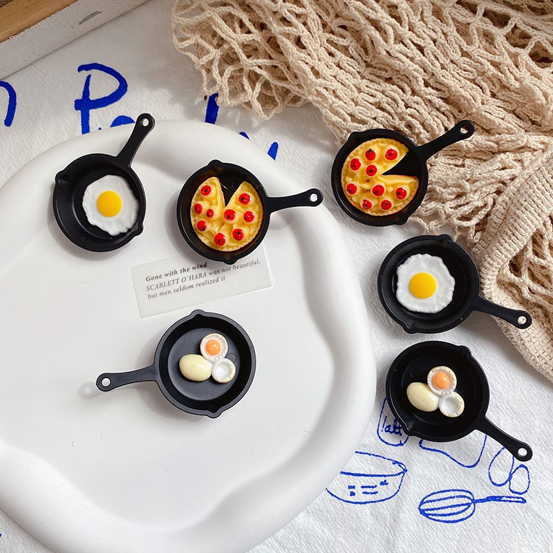 New Pan-fried Egg Poached Egg Lady Hairpin Clip Internet Celebrity ...