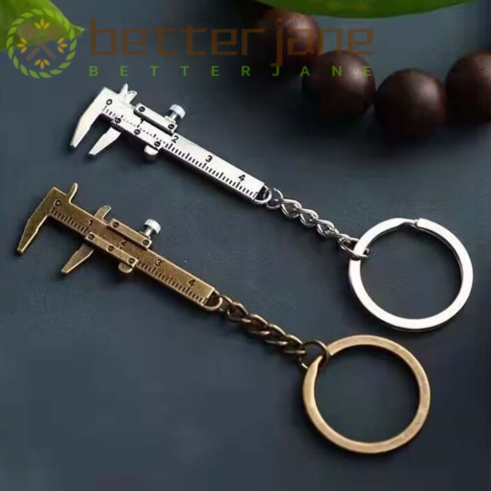 BETTER-JANE Movable Vernier Caliper, Metal Small Portable Ruler ...