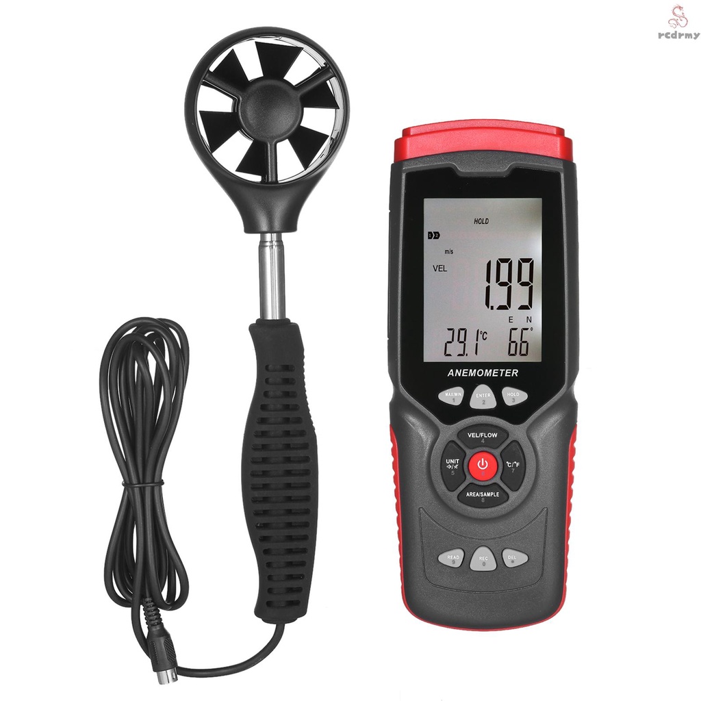 Compact Anemometer with Detachable Auxiliary Fan - Accurate Wind Speed ...